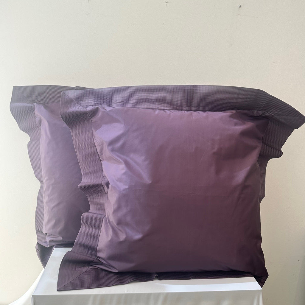 Luxury Ann Gish NYC Aubergine Euro Silk Pair – Laura Kincade