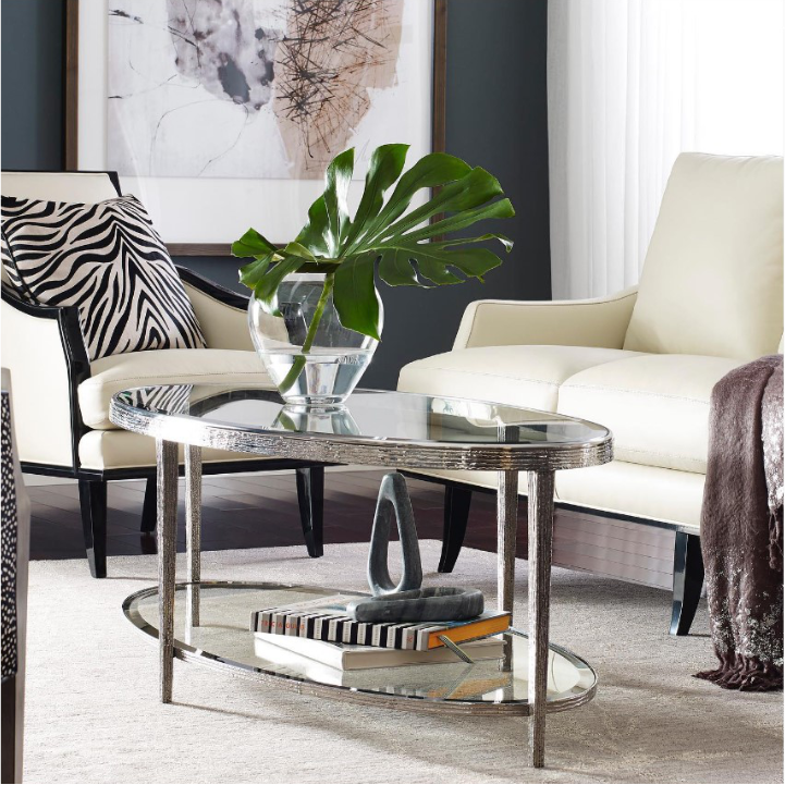 Jinx Oval Cocktail Table – Laura Kincade