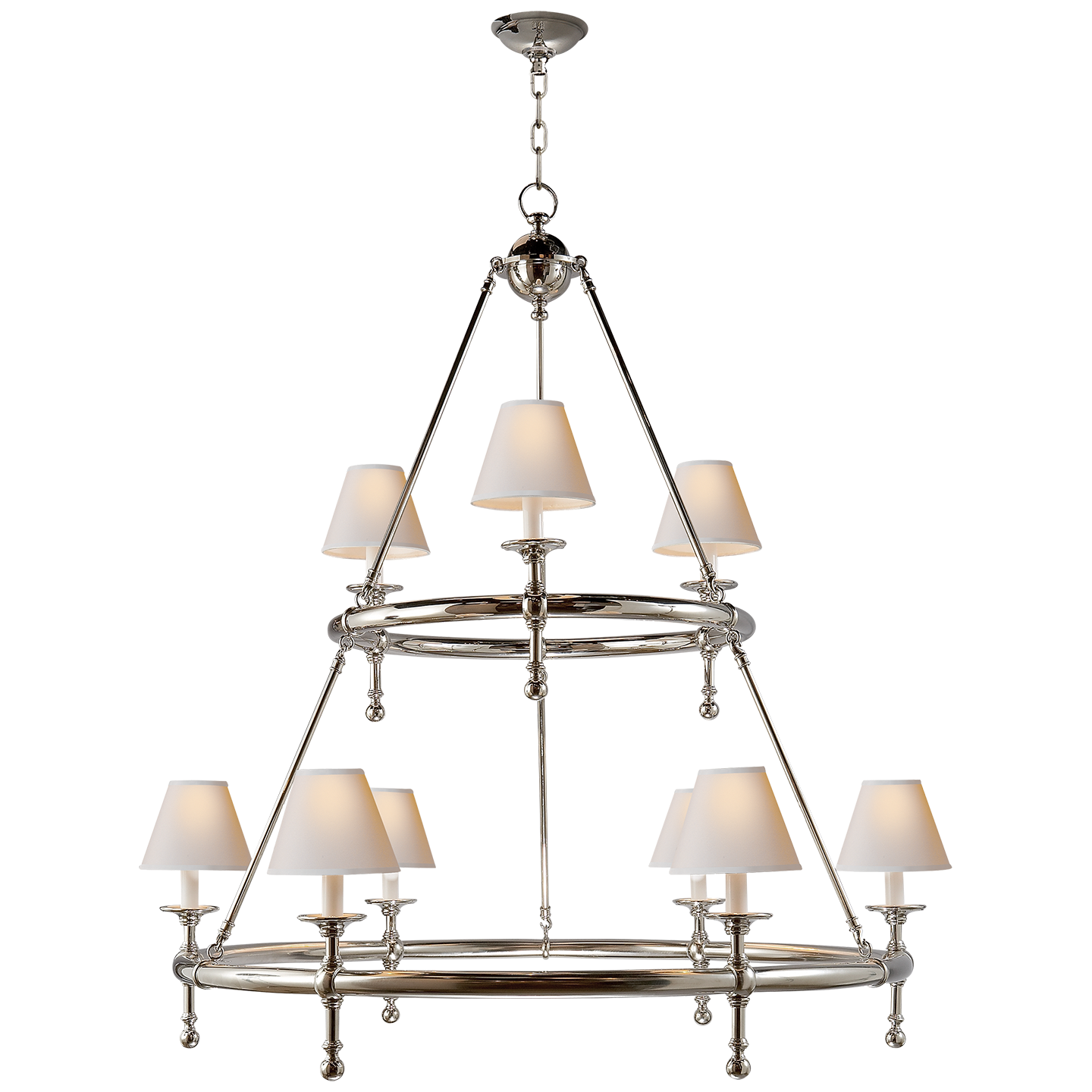 Classic Two-Tier Ring Chandelier – Laura Kincade